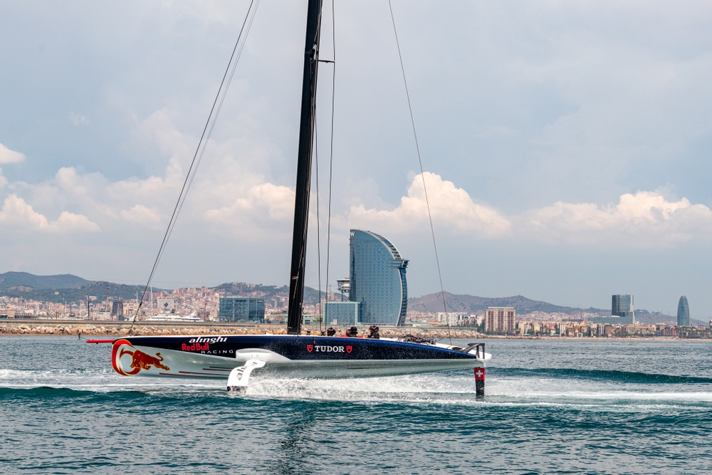 Welcoming our second AC40 to Barcelona - Alinghi Red Bull Racing